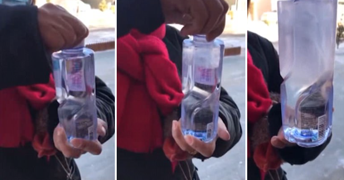 Çfarë ndodh kur një shishe uji e lëmë në temperaturë ambienti -20 gradë ...