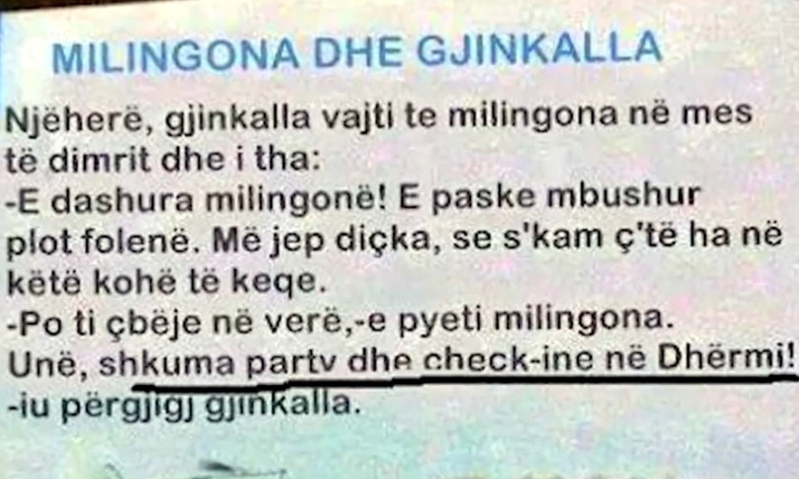 "Shkuma party në Dhërmi", skandalet me tekstet shkollore të klasave fillore
