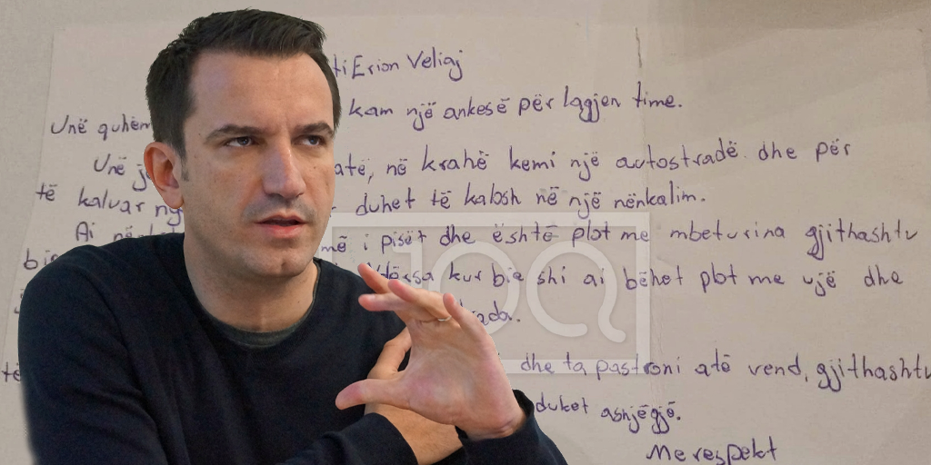 Vogëlushi nga Tirana letër për Erion Veliajn: Kam një ankesë për lagjen ...
