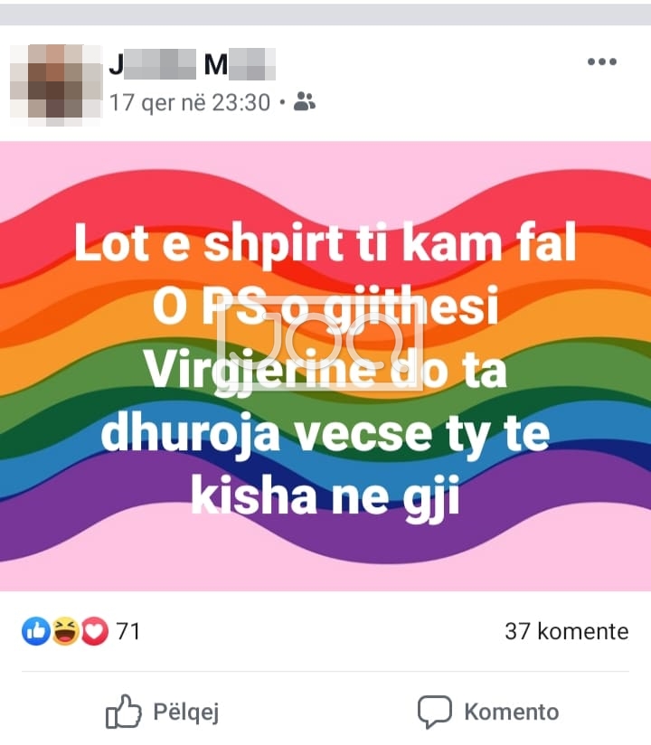 "O PS virgjërinë do ta dhuroja veç ty të kisha në gji"/ "Lajthisin ...