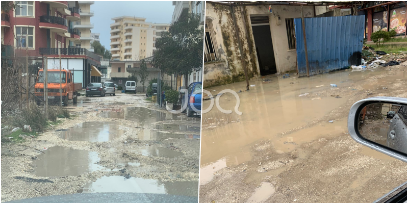 Vlorë 2022/ Rilindja lë në baltë banorët në qendër të qytetit