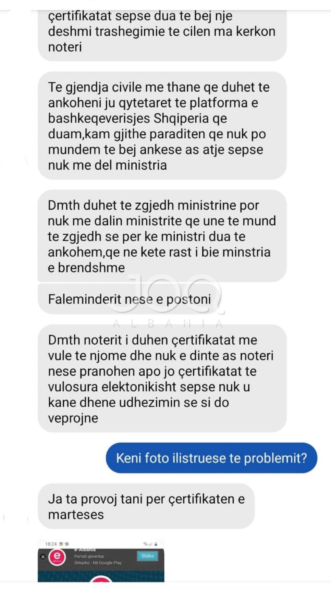 Qytetari në hall: Në e-albania nuk merr dot certifikatë martese ...