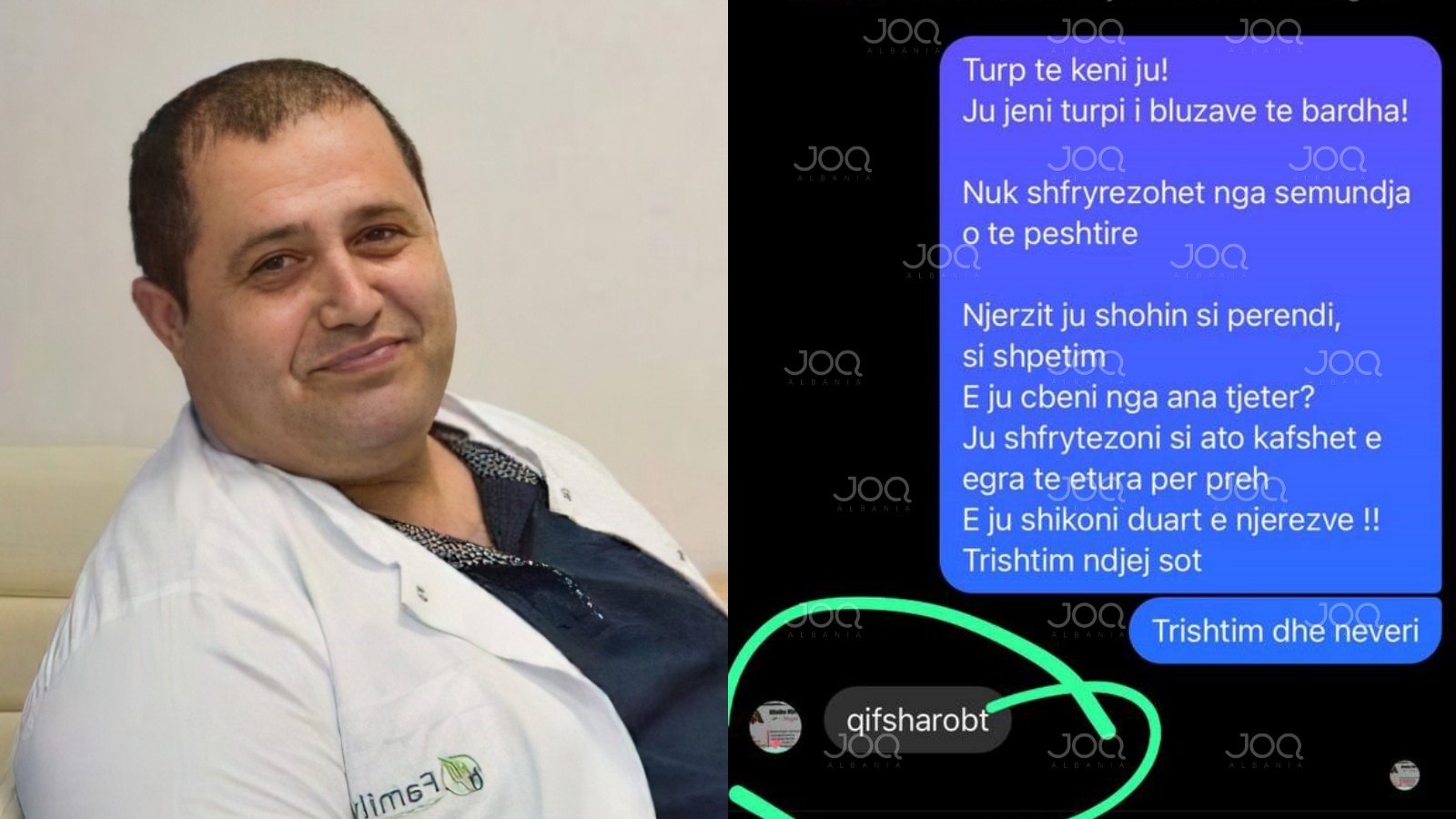 Mjeku Edmond Gashi i kthehet qytetarit: Të q*fsha robt!